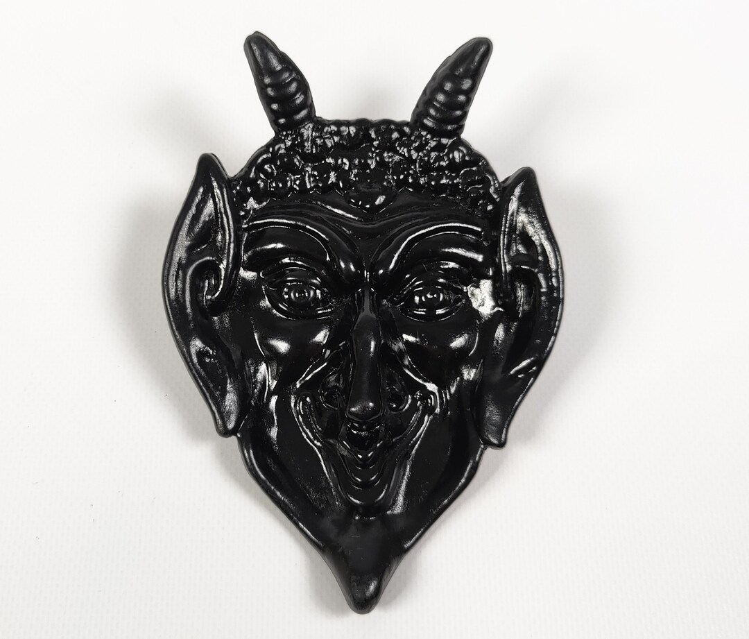 Vintage Devil Ashtray Metal Face Tray Mephistopheles Trinket - Etsy