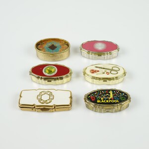 Vintage Pills Boxes With Lid of a Gold Metal, Vintage Copper-based Pill ...