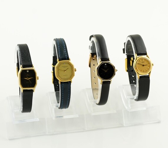 Vintage Womens Seiko Watch, Pulsar leather strap wome… - Gem