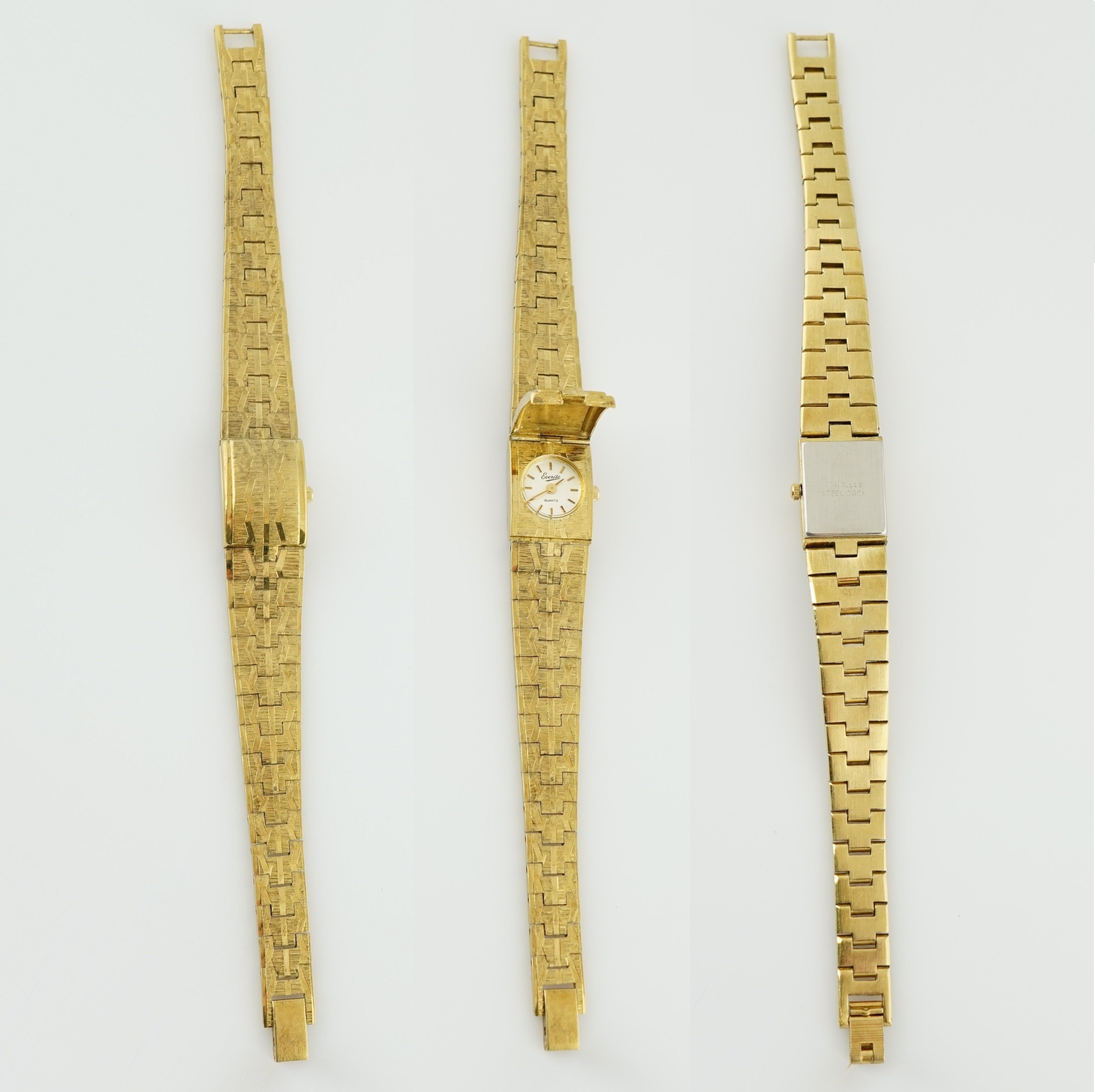 Rare Vintage 1970s Everite Gold-toned Watch Ladies Cocktail - Etsy