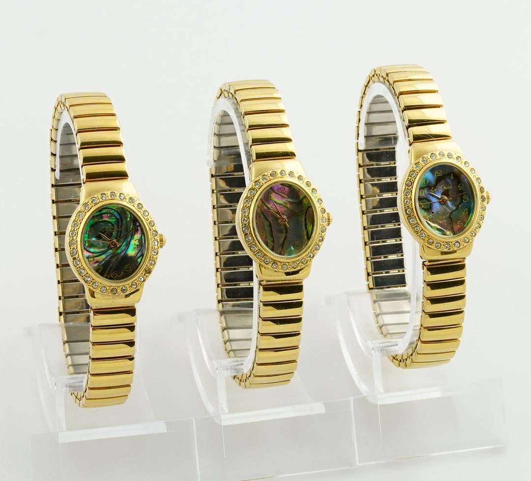 Women's Le Chat Watch, Gold Colored Womens Watch, Mother-of-pearl Dial ...