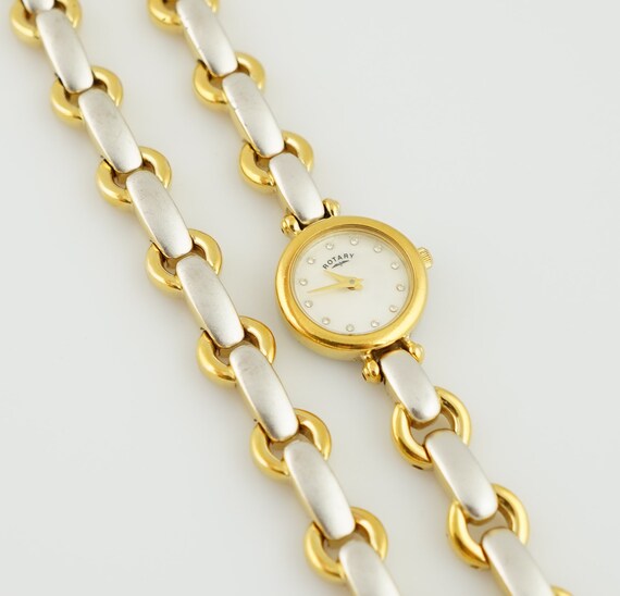 Vintage Rotary Women watch, watch with double bracele… - Gem