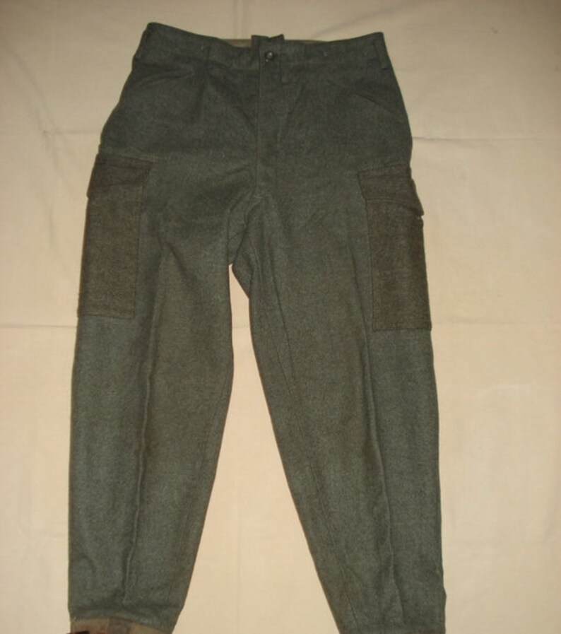 Vintage Men's Swedish Military Wool Pants Rare Authentic - Etsy