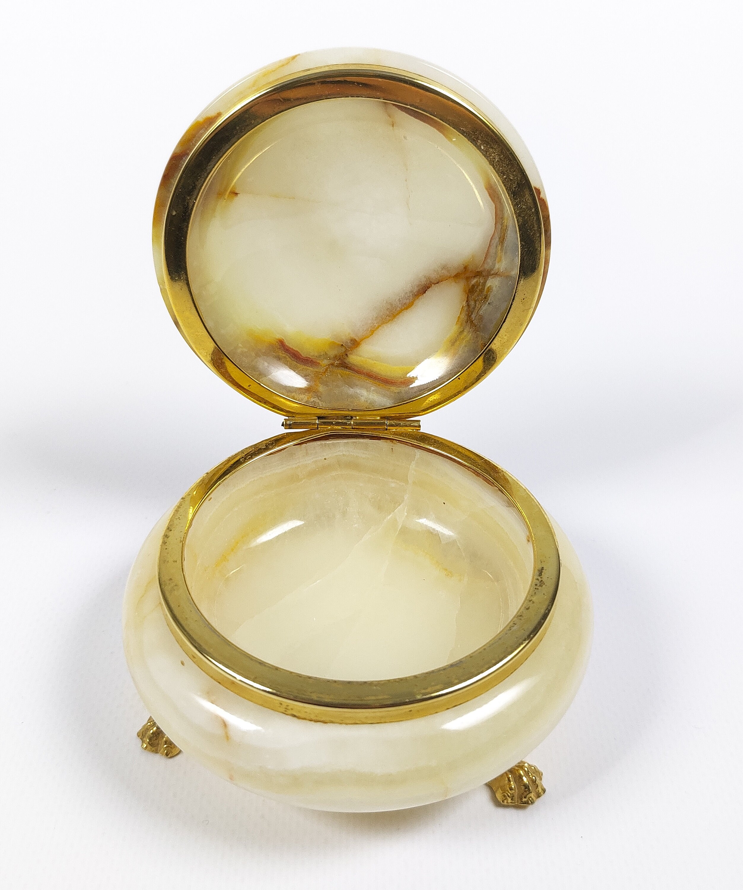 Vintage Onyx Box Collectible Trinket Box Brown Onyx Jewelry - Etsy