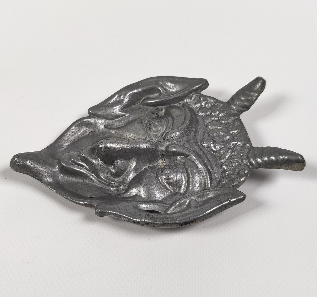 Vintage Devil Ashtray Metal Face Tray Mephistopheles Trinket - Etsy