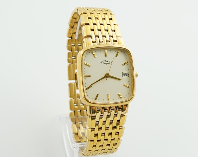 Vintage Rotary Watch, Gold Plated Watch, Water Resistant Watch, Ladies ...