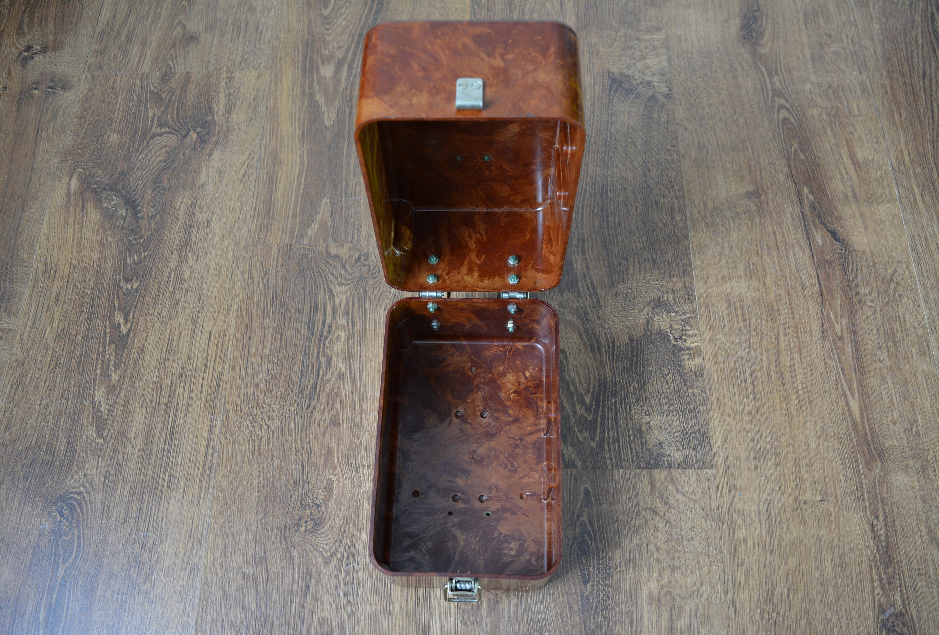 Vintage Brown Catalin Bakelite Box Made in Army for Storage - Etsy