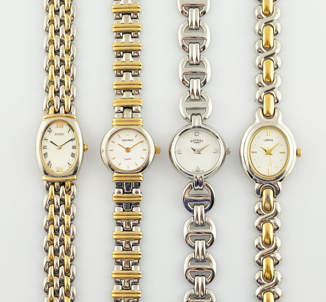 Vintage Women's Seiko Watch, Lorus Two Tone Womens Watch, Ladies ...