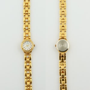 Vintage Le Chat Gold Tone Watch: Ladies Gemstone Wristwatch - Etsy