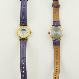 Vintage Cadex 17 Jewels Women's Watch, Leather Strap Watch, Mechanical ...