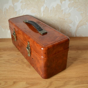 Vintage Brown Bakelite Box Carbolite Tool Box Made in Army - Etsy