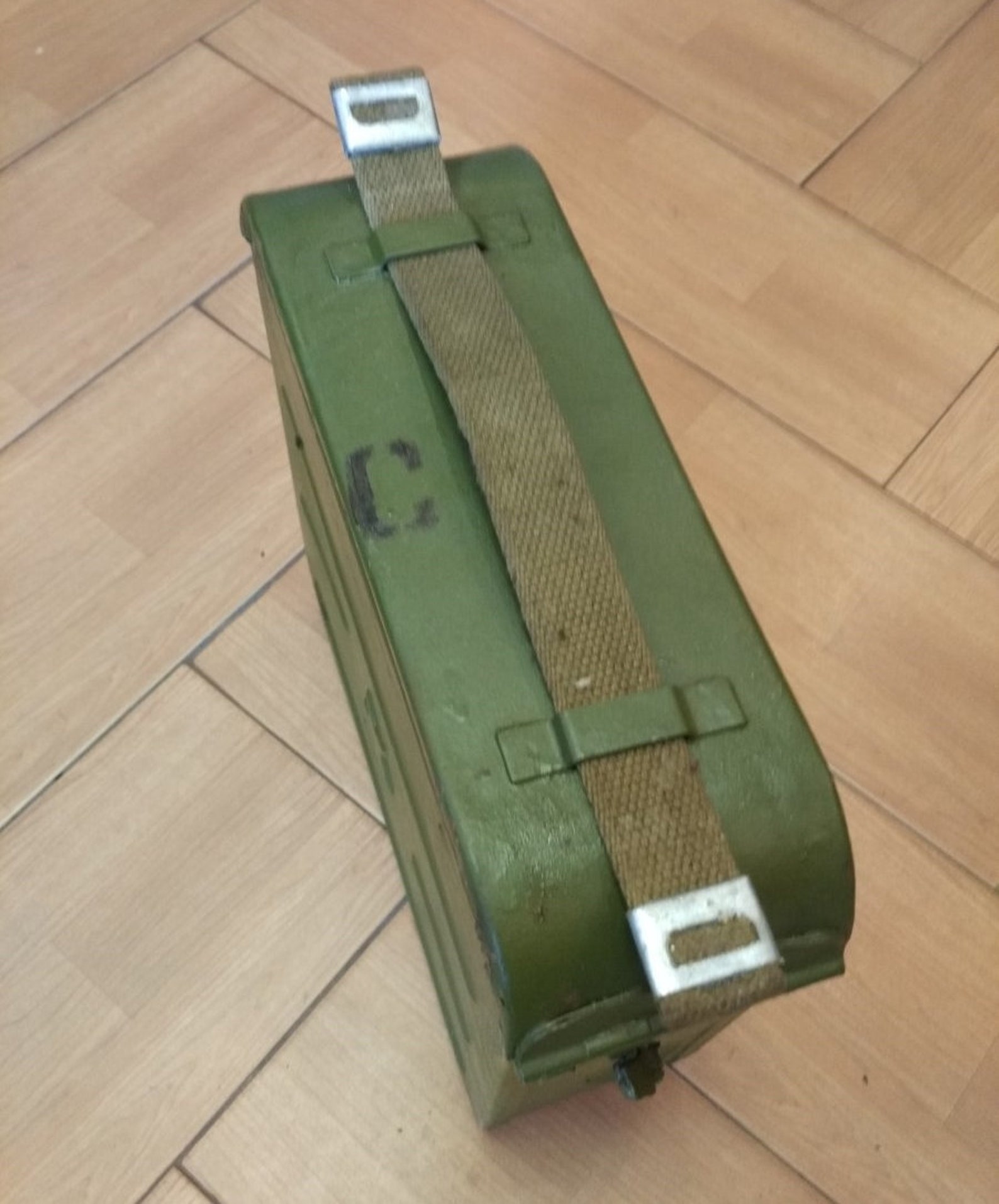 Vintage Original Army Ammo Metal Box From Machine Gun Maxim - Etsy