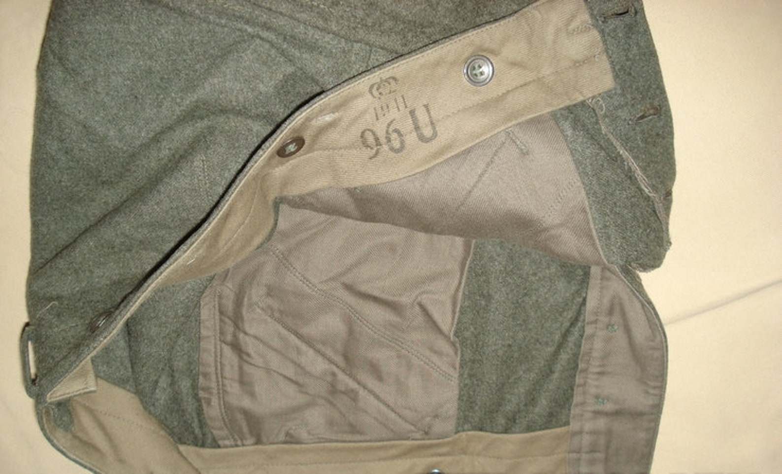 Vintage Men's Swedish Military Wool Pants Rare Authentic - Etsy