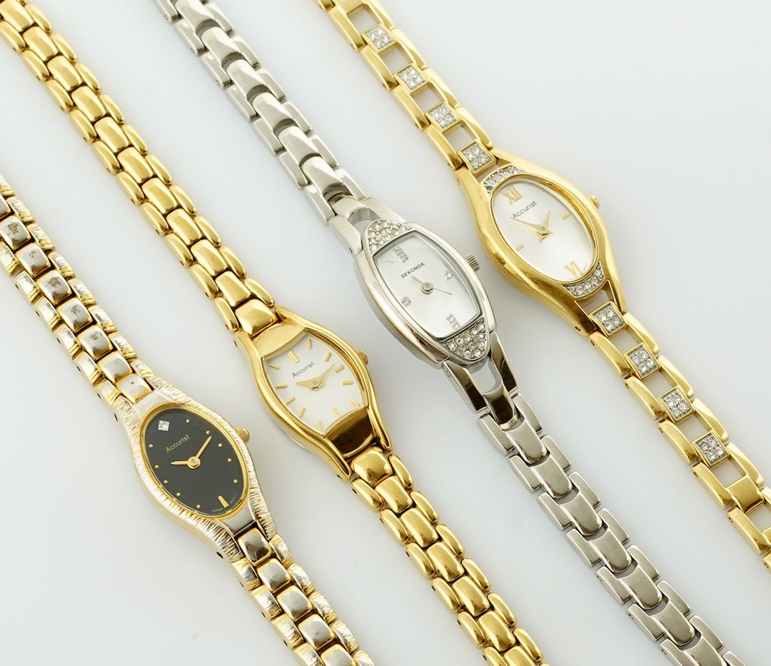 Vintage Women's Accurist Watch, Sekonda Gold Colored Womens Watch ...