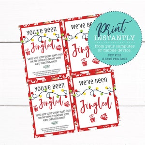 You've Been Jingled Christmas Printable Game - Etsy