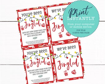 You've Been Jingled Neighborhood Treat Exchange Game Printable You've ...