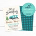 Glamping Camping Campout Birthday Party Invitation - Camping Getaway ...