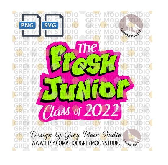 Junior the Fresh Junior Class of 2022 Neon Colors Fresh | Etsy