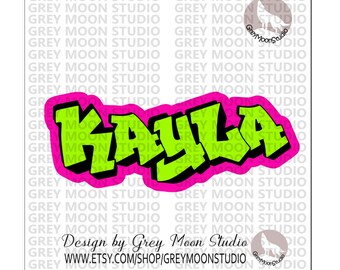 Graffiti Kayla - Etsy
