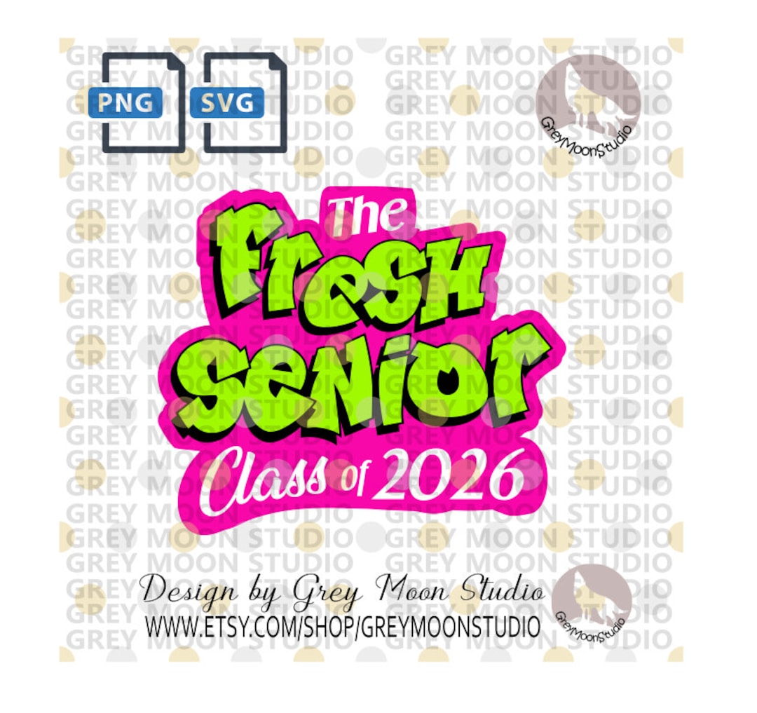 Senior, the Fresh Senior Classof 2026, Class of 2026, Neon Colors ...