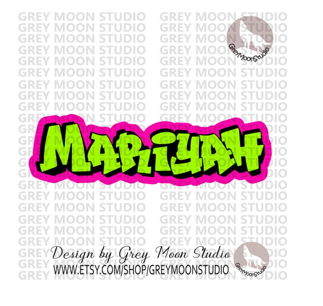 Mariyah, Neon Colors, Fresh Prince Style, Graffiti, Png, Svg ...