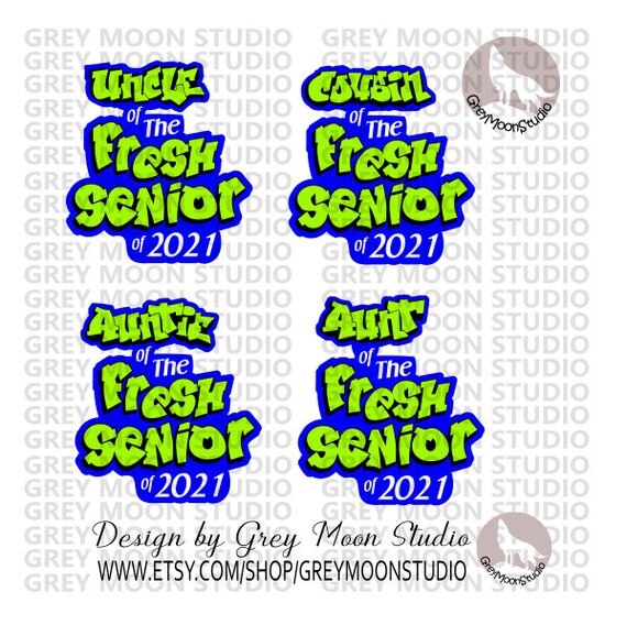 Wall Hangings The fresh senior of 2021 neon colors svg auntie 2020 aunt ...