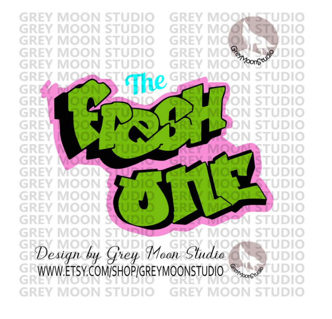 Fresh One, Png, Greymoondesign,90s , 80s, Party Design, - Etsy