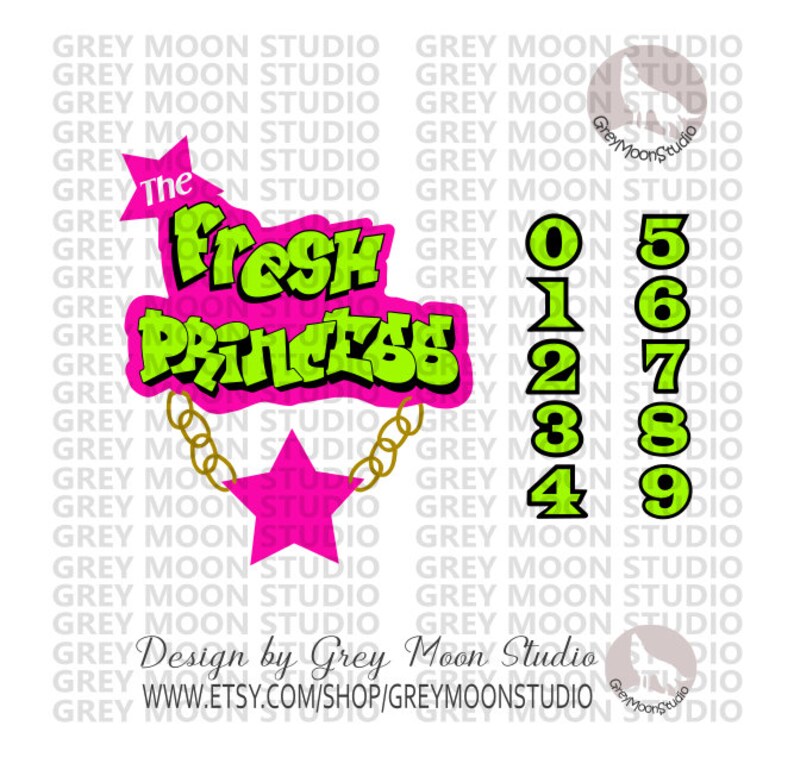 Birthday Princess Princess With Star Fresh Princess Baby - Etsy