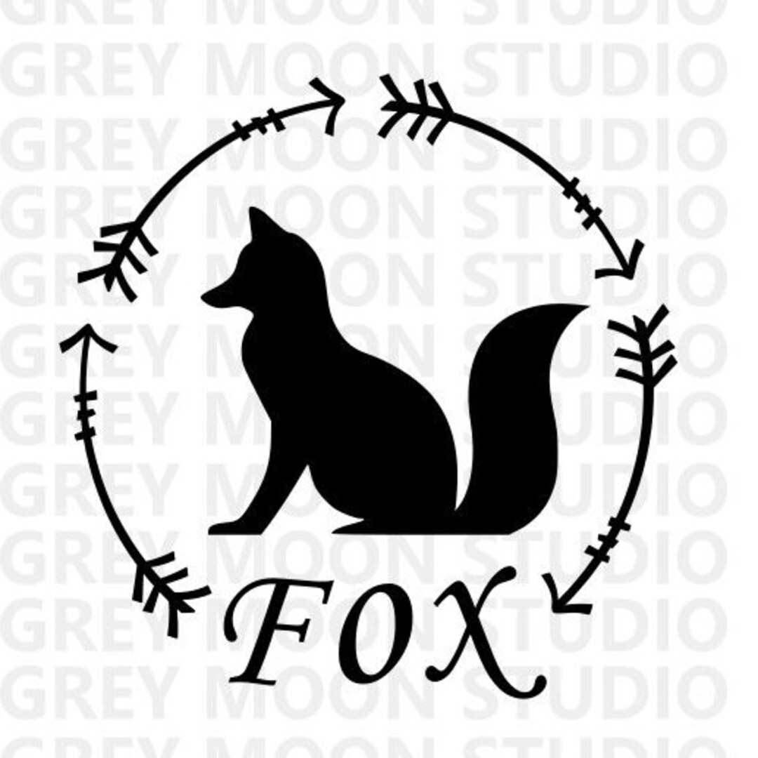 H, Fox Inside of a Circle of Arrows, Fox, Wilderness, Animal, Scouts ...