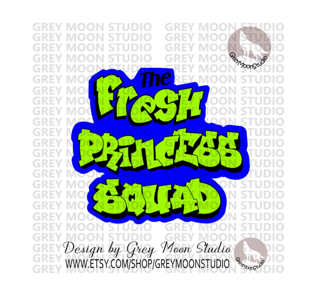 The Fresh Princess Squad, Princess, Fresh Princess, Fresh, Svg, Png ...