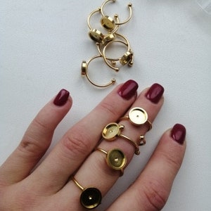 Silver Fidget Ring Lotus Spin Ring Anxiety Ring Gift for Her Daughter ...