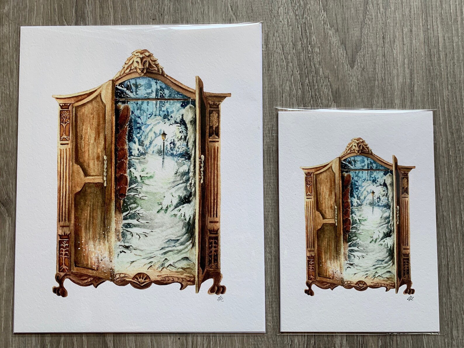 Narnia Inspired Watercolor Fine Art Print: Literary Windows - Etsy
