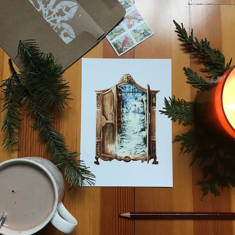 Narnia Inspired Watercolor Fine Art Print: Literary Windows Series ...