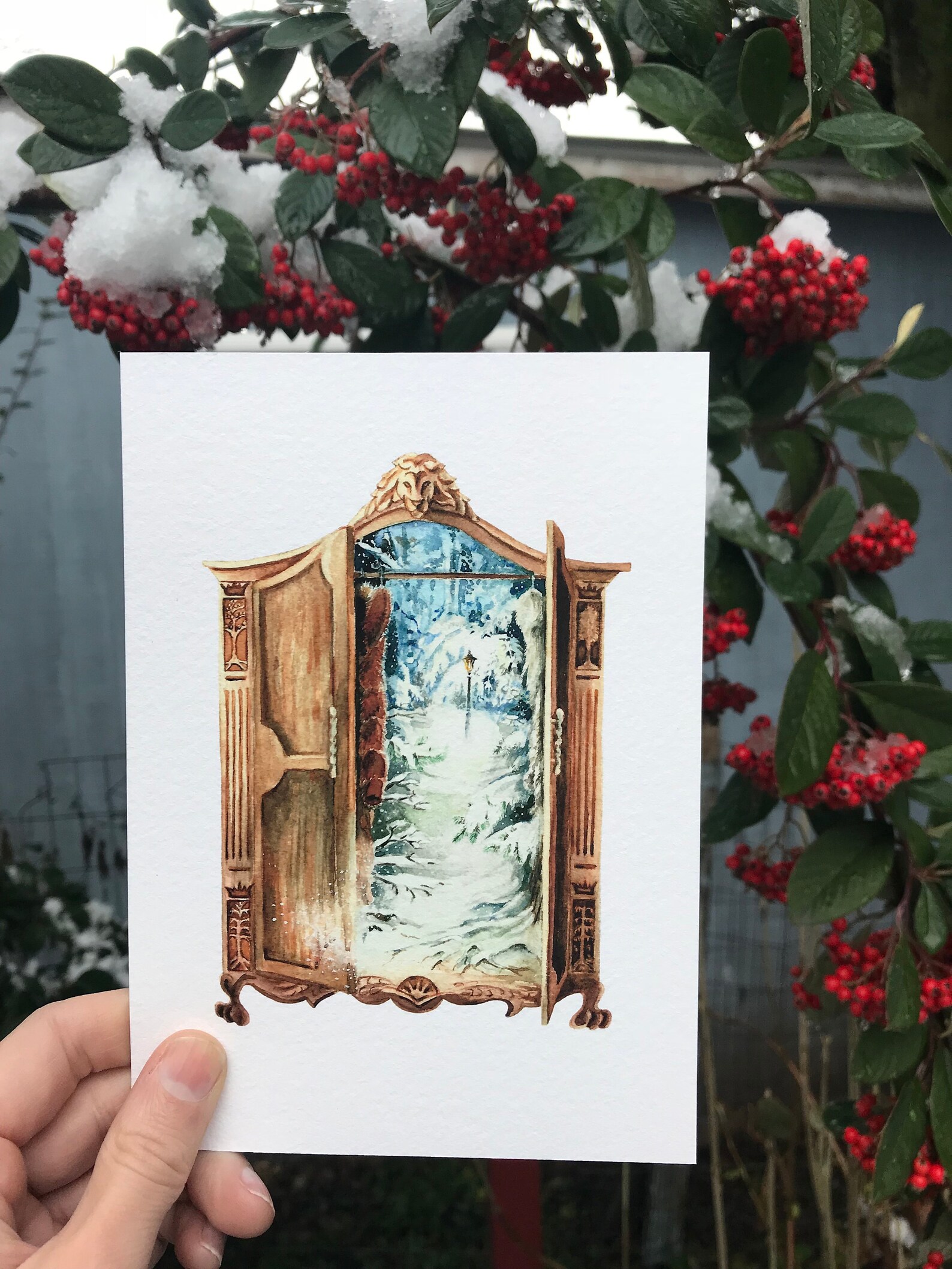 Narnia Inspired Watercolor Fine Art Print: Literary Windows Series ...