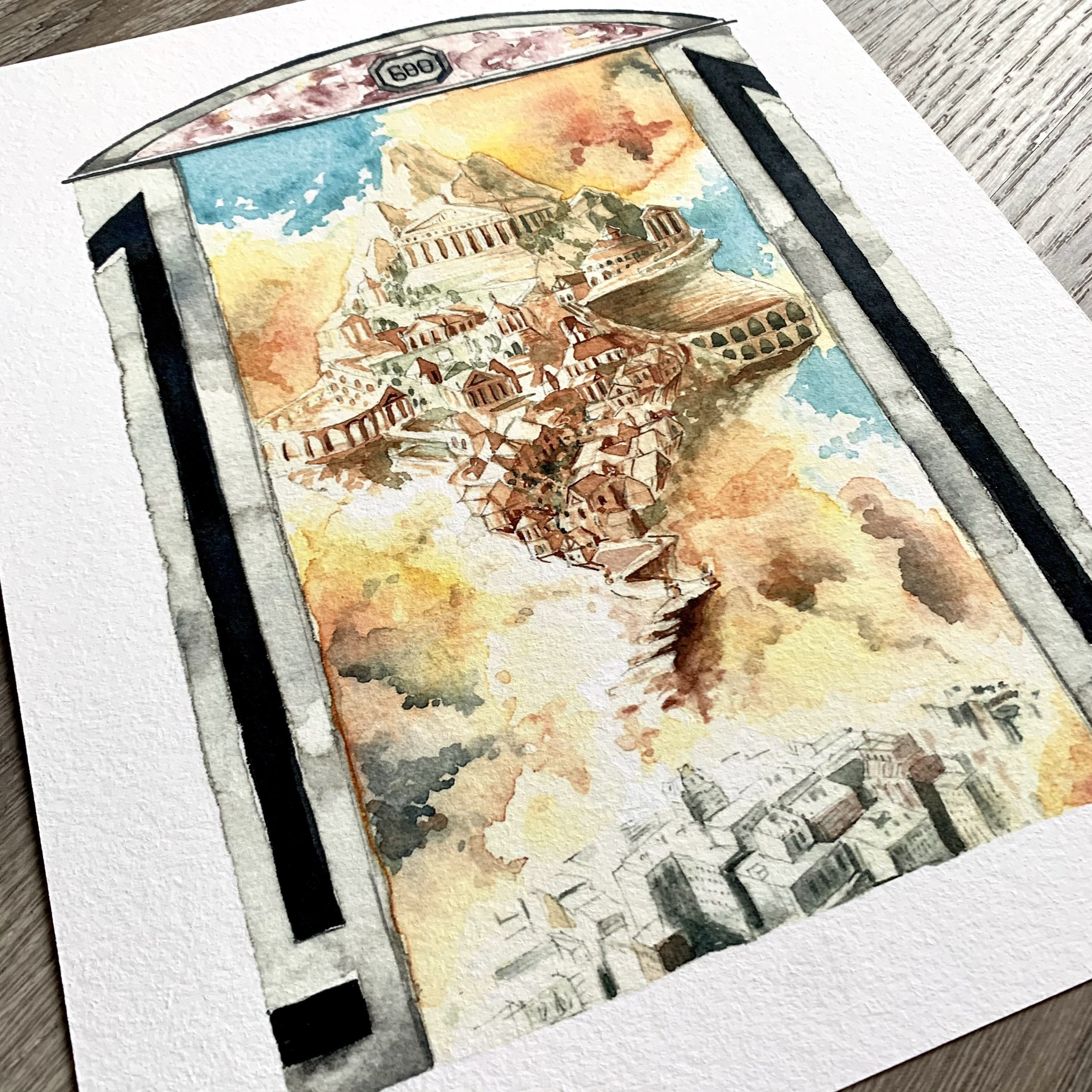 Percy Jackson Inspired Watercolor Fine Art Print: Literary - Etsy