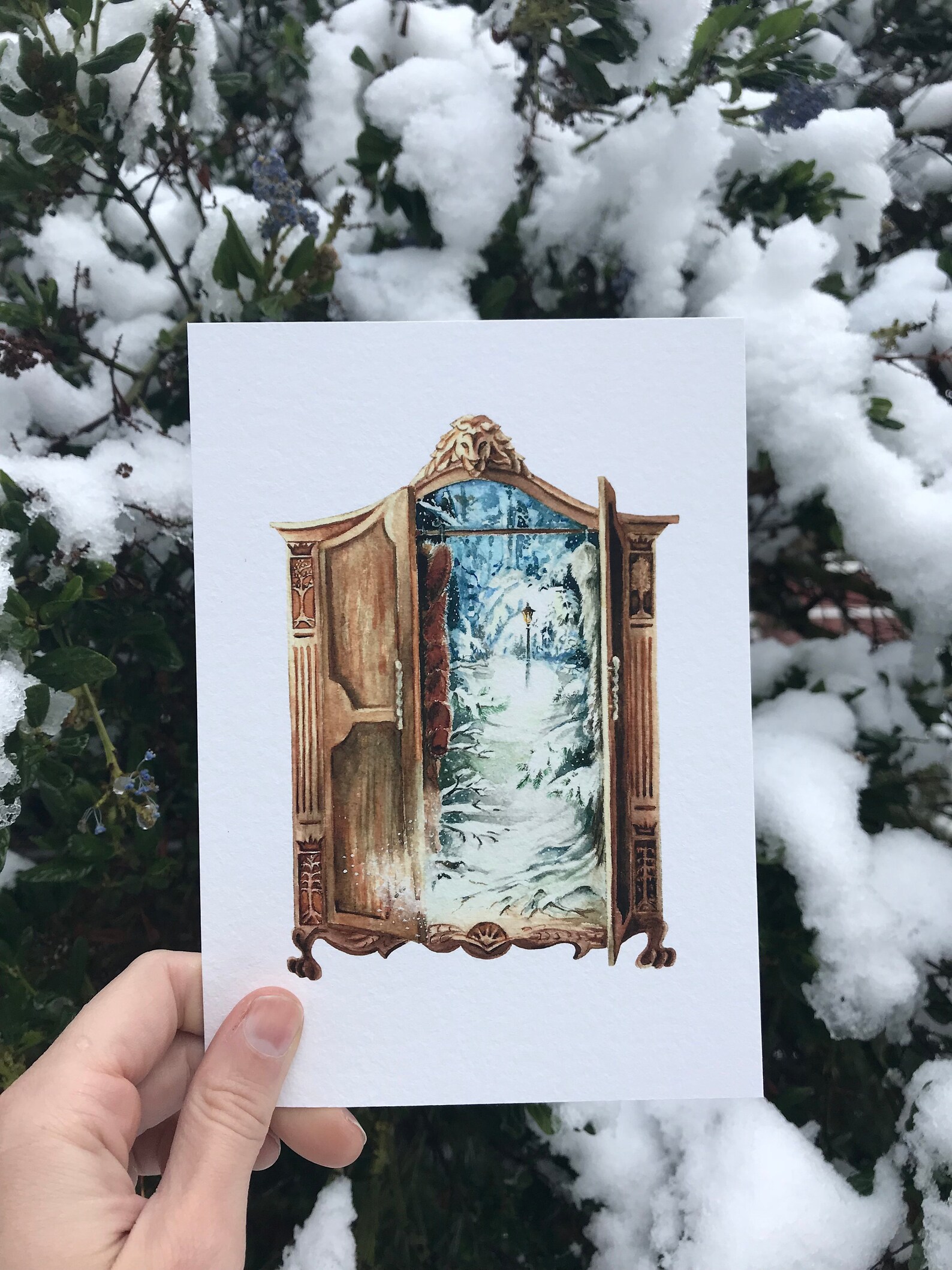 Narnia Inspired Watercolor Fine Art Print: Literary Windows Series ...
