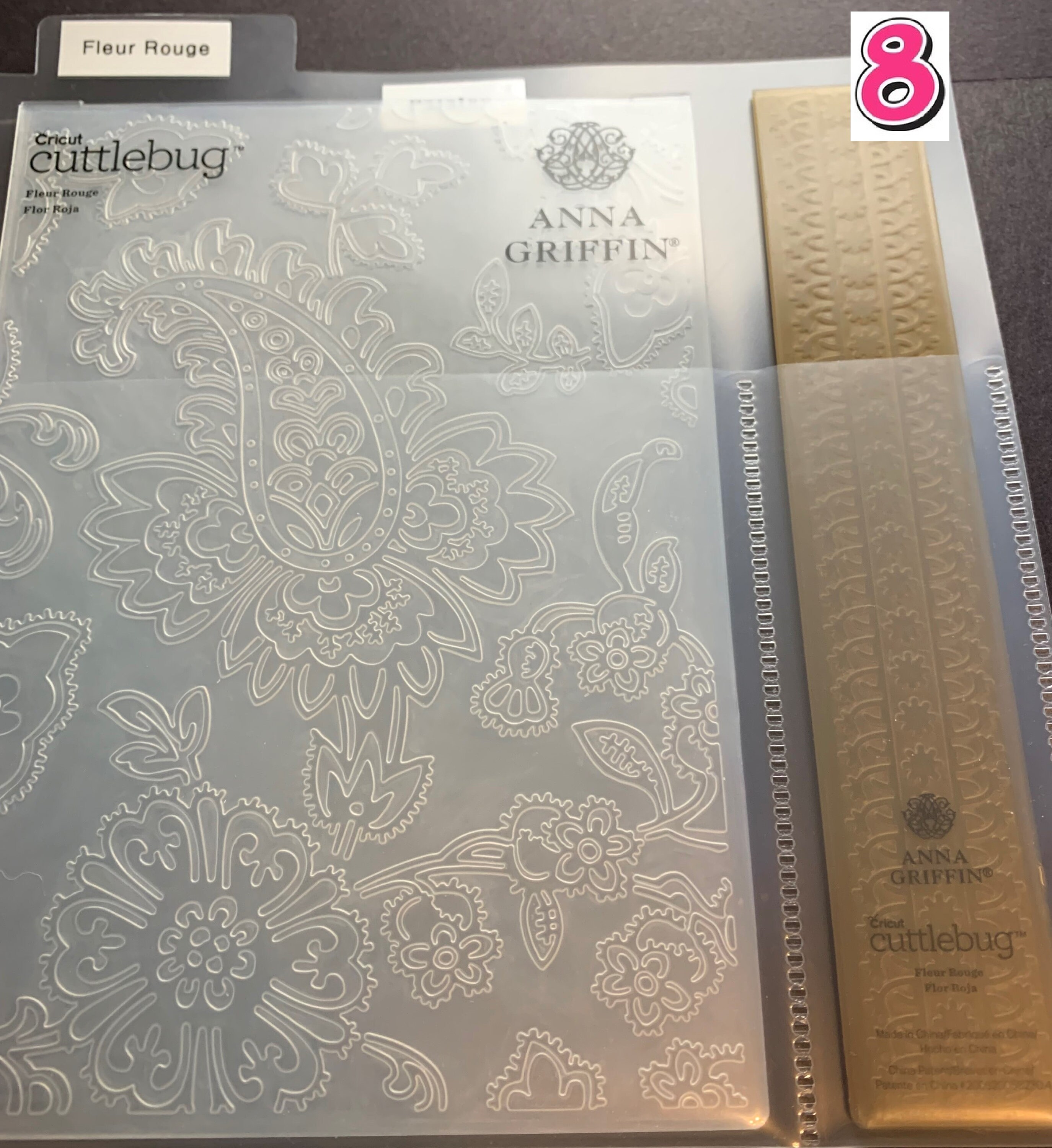 Anna Griffin Embossing Folder Set paisley Collection - Etsy