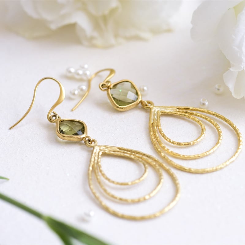 Gold Drop Earrings - Etsy