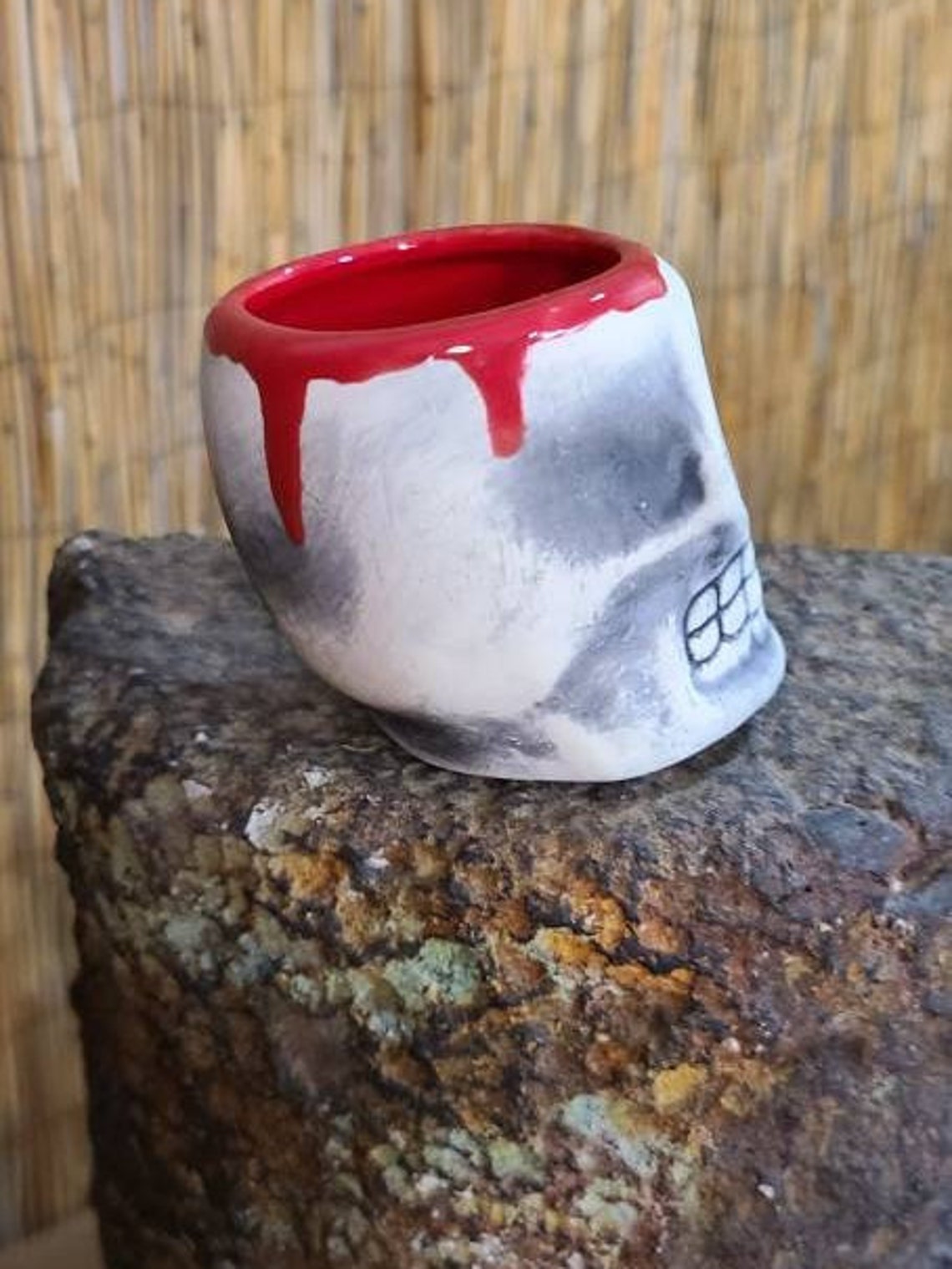 Mini Skull With Bloodly Drips Shot Glass - Etsy