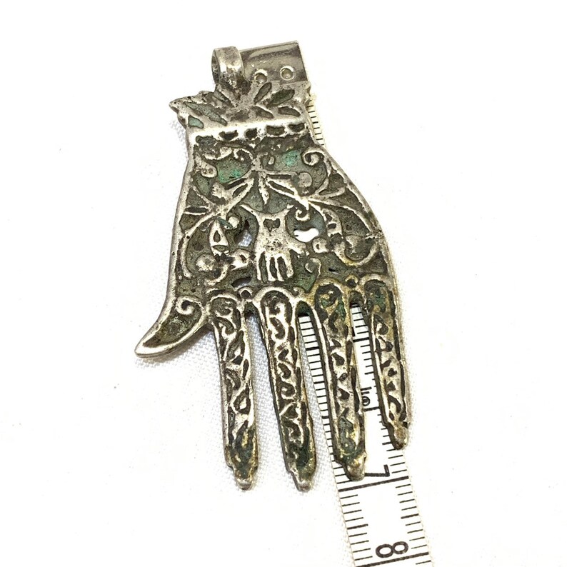 Antique Silver Khamissa. Fatimahand . Khomissa. - Etsy