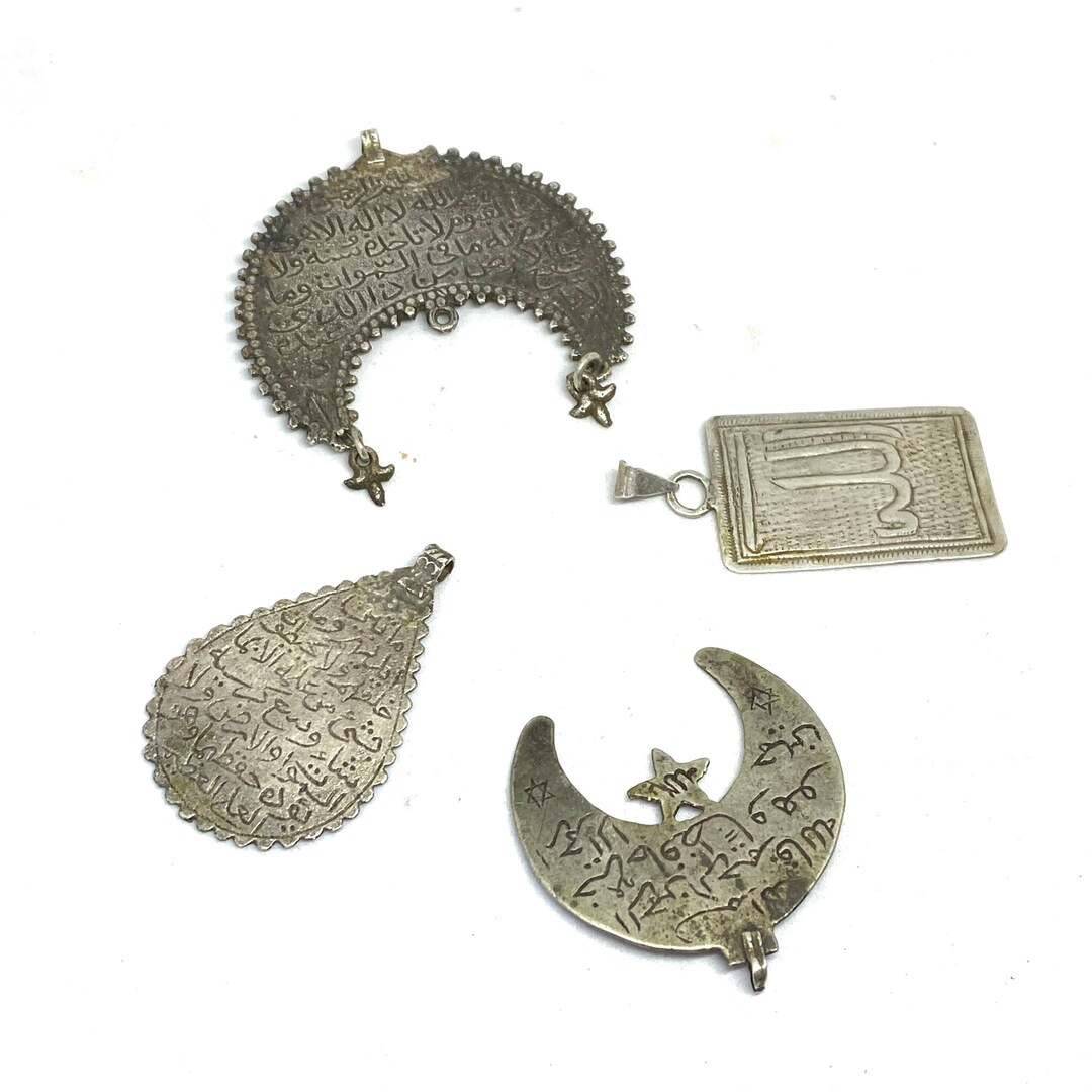 Old Engraving Amulets - Etsy