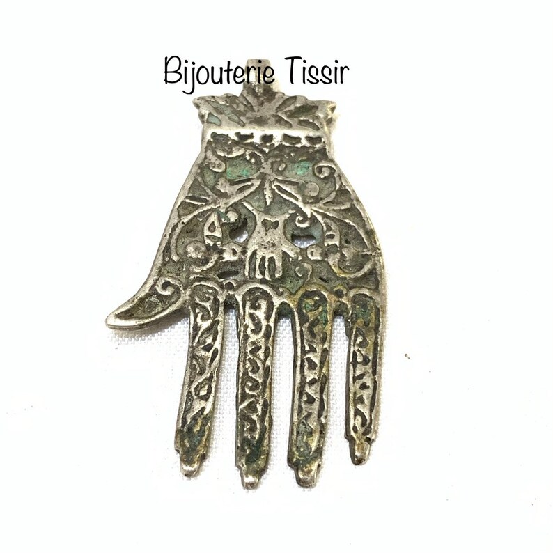 Antique Silver Khamissa. Fatimahand . Khomissa. - Etsy