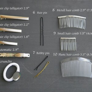 White Orchid Hair Pin Hawaii Hair Clip for Wedding Tropical Hair Piece ...