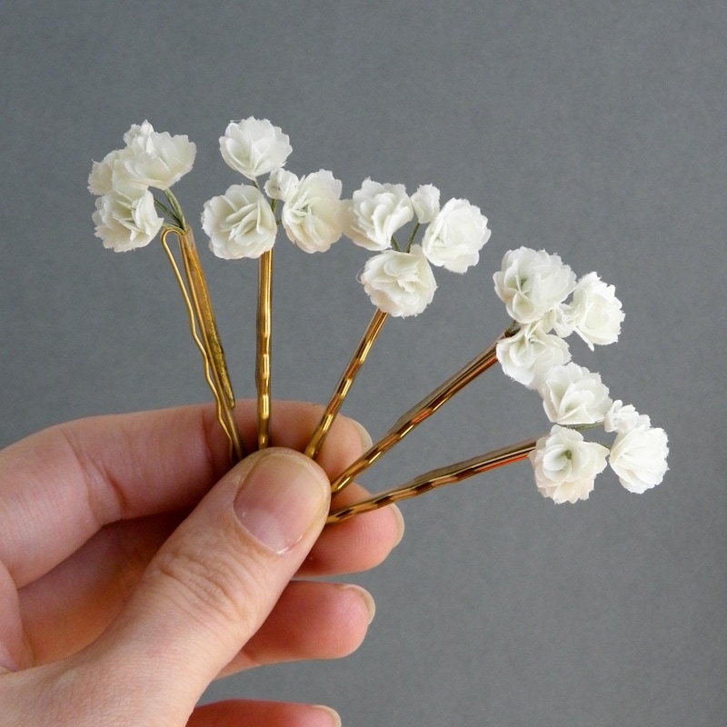 Yellow Bridal Flower Hair - Etsy