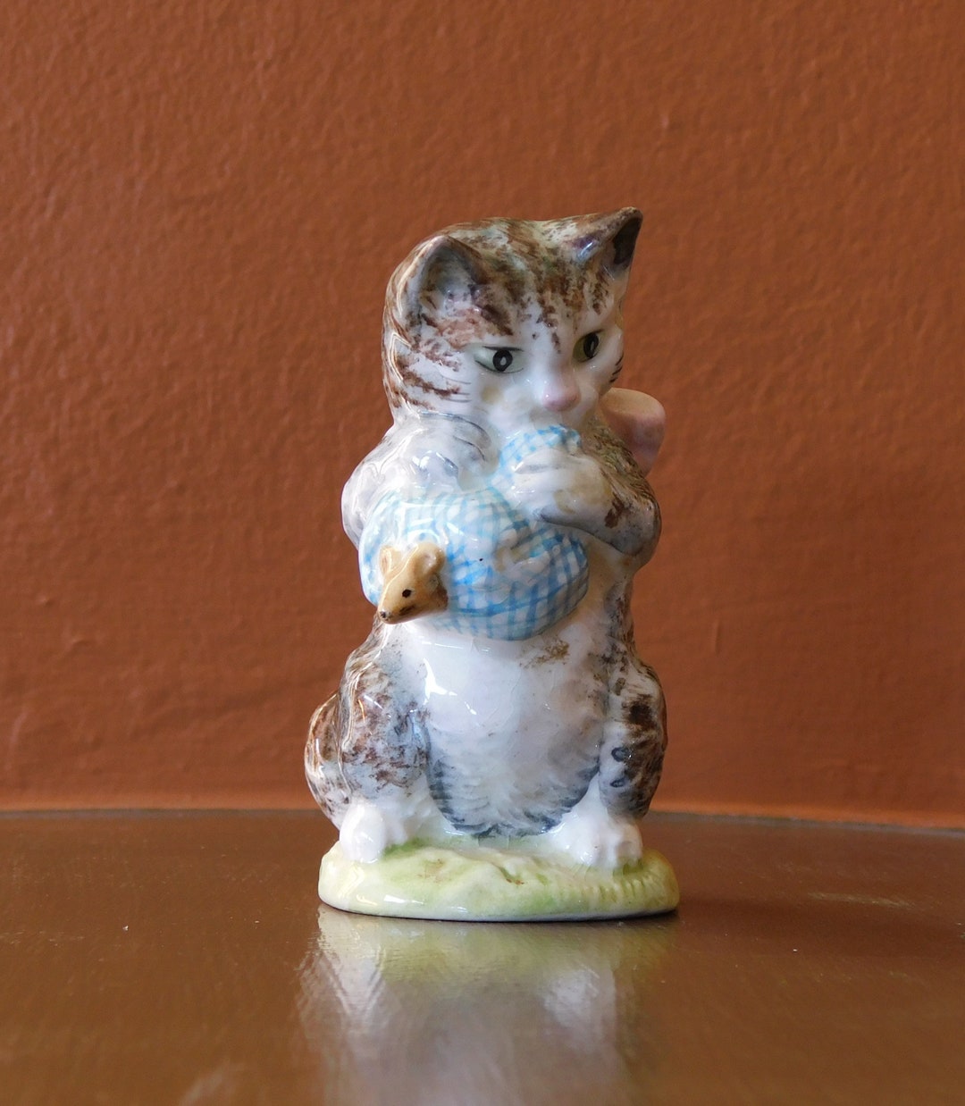 Miss Moppet (P1275) by Beswick Beatrix Potter by Royal Doulton, Gold ...
