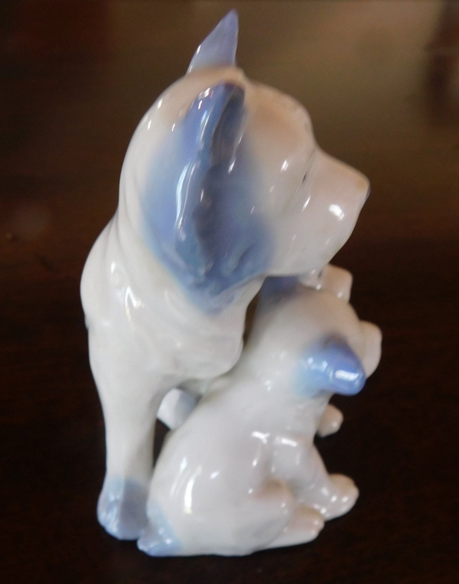 Set of Three Blue and White Ceramic Dogs, Marked Japan, 1960's - Etsy
