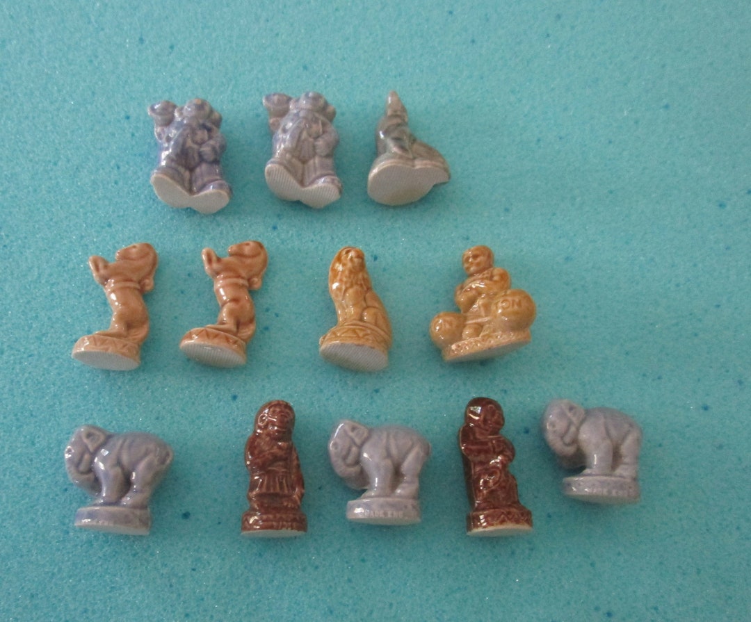 Lot of Twelve Vintage Wade Whimsie Figurines, Circus Series - Etsy