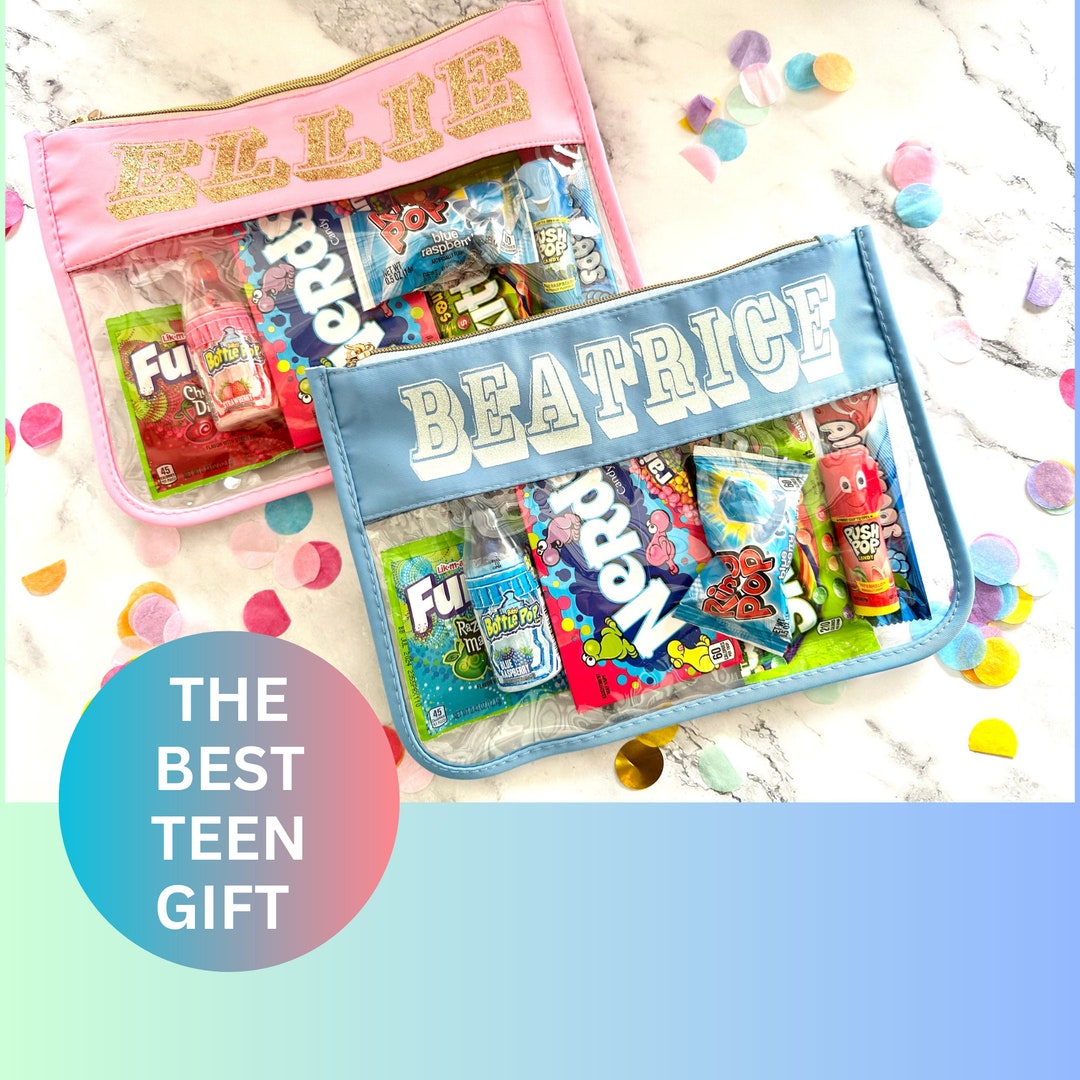 Personalized Teen Gift Bag, Tween Gift Bags, Candy Gift Bag, Bag With ...