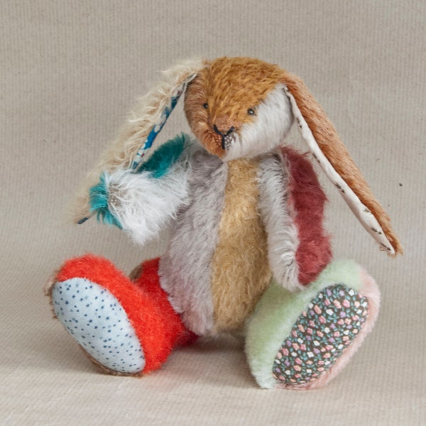 Patchwork Bunny - Etsy