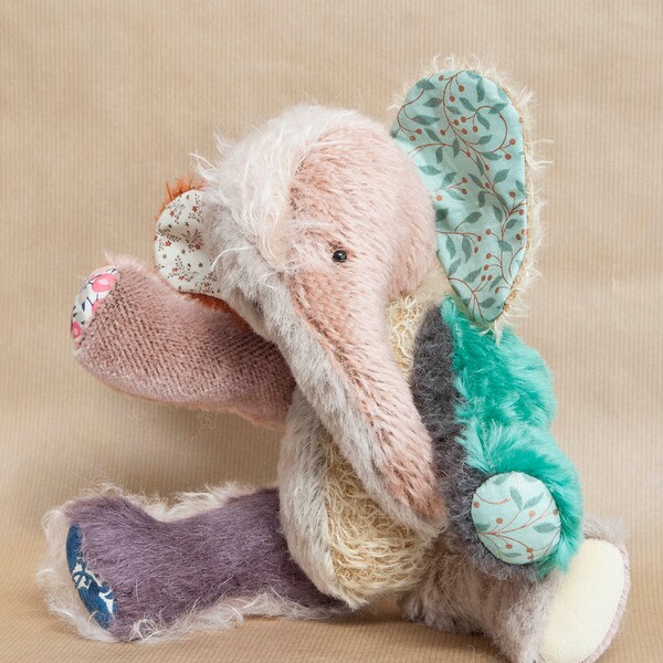 Patchwork Elephant - Etsy